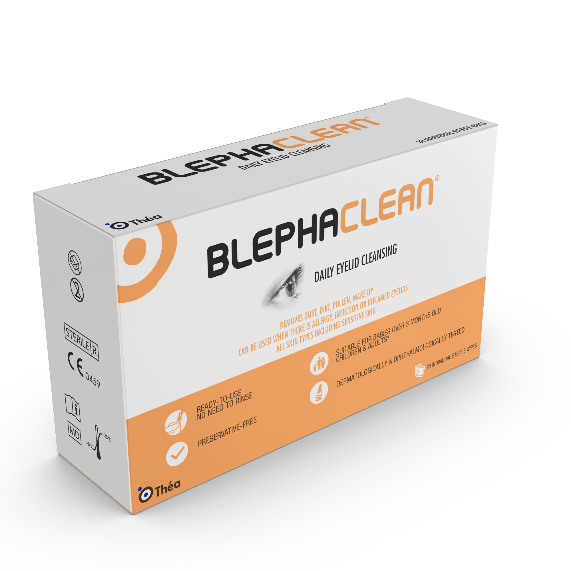 Blephaclean Daily Eye Lid Wipes (20) – Lir Pharmacy
