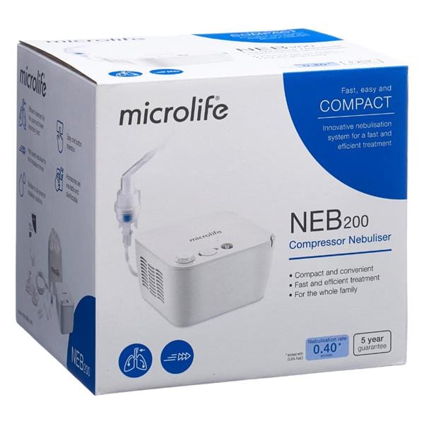 Microlife Neb200 Compressor Nebuliser – Lir Pharmacy