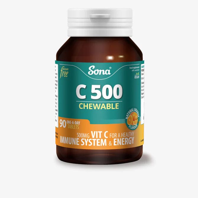 Sona C500 Chewable 90 Tablets | Vitamin C Immune Support Ireland – Lir ...