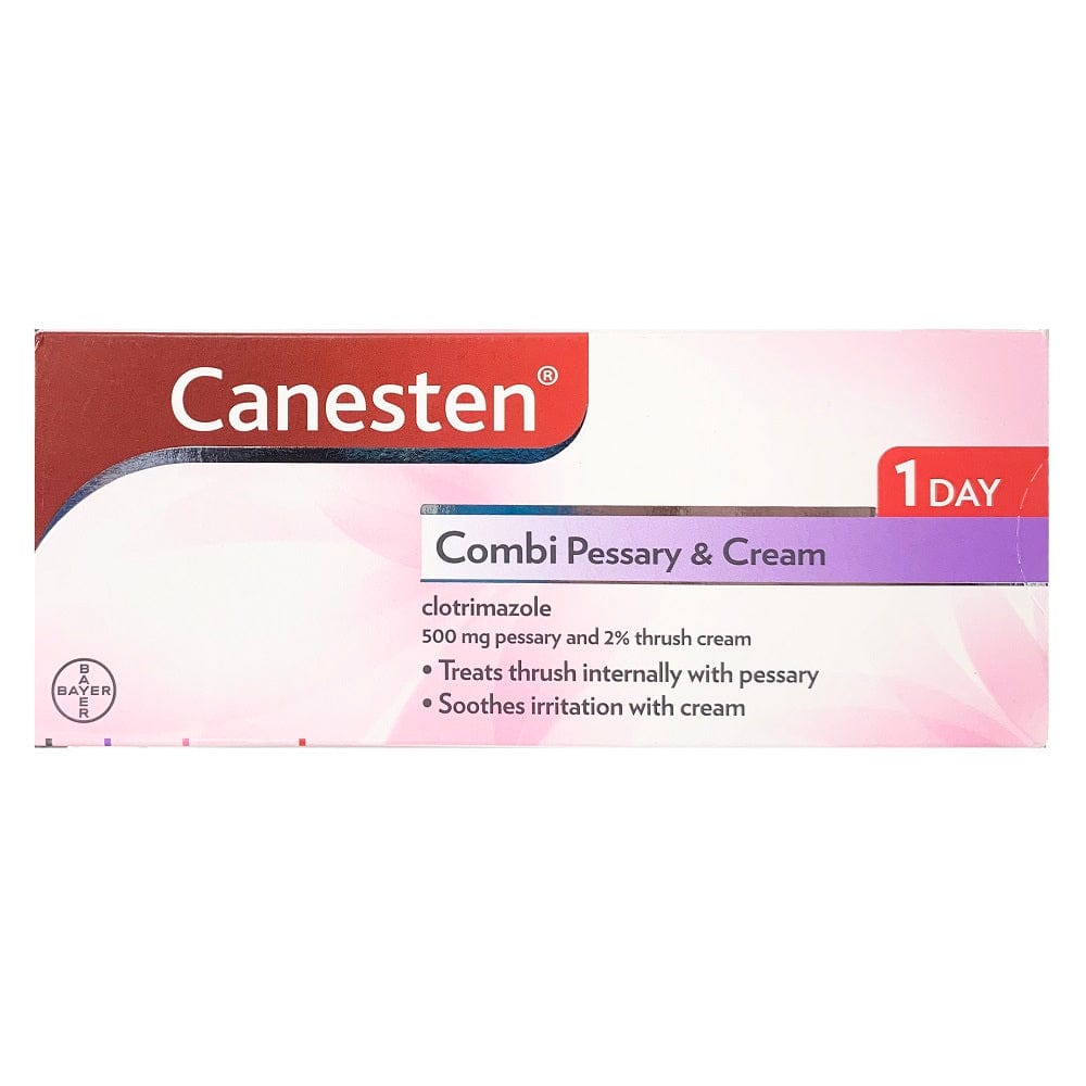 Canesten Combi 500mg Pessary & 2% Cream Clotrimazole | Online Pharmacy