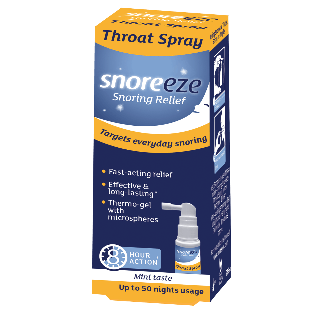 Snoreeze Snoring Relief Throat Spray (23ml) – Lir Pharmacy