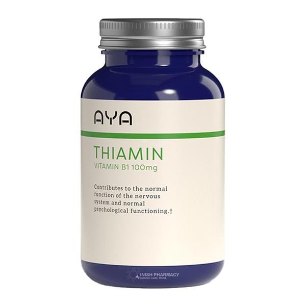 AYA Vitamin B1 Thiamin 100mg Tablets – Lir Pharmacy