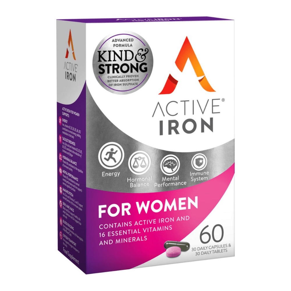 Active Iron & B Complex For Women 60 – Lir Pharmacy